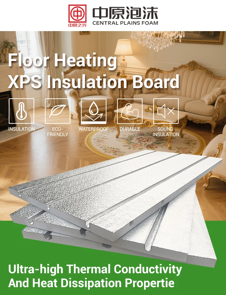 Extruded Polystyrene Foam Board XPS Aluminum Foil groove Xps Panel Heat ...