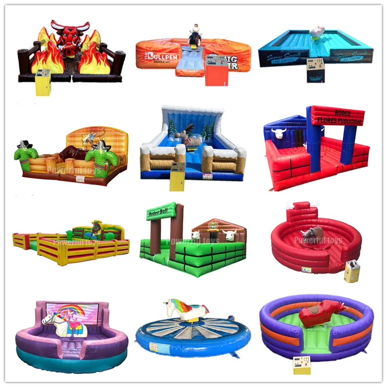 Outdoor Indoor Sport Game Inflatable Rodeo Bull Ride