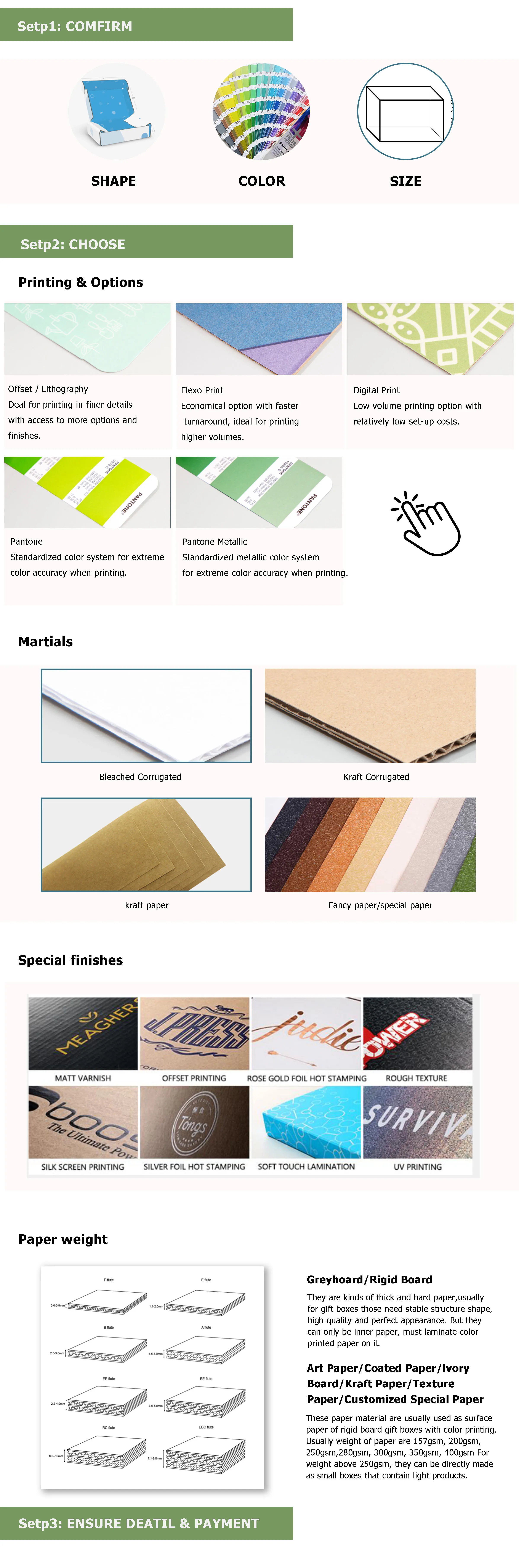 Custom Size Hard Corrugated Cardboard Printing Logo