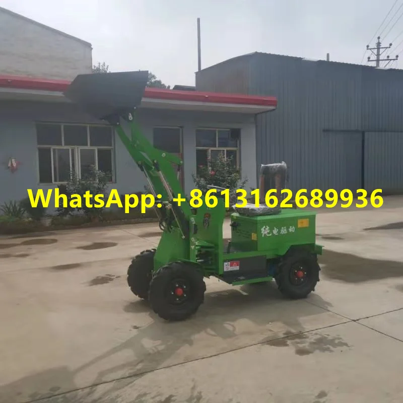 4 Wheel Drive Mini Bulldozer Agricultural Grass Grabber Small Self ...