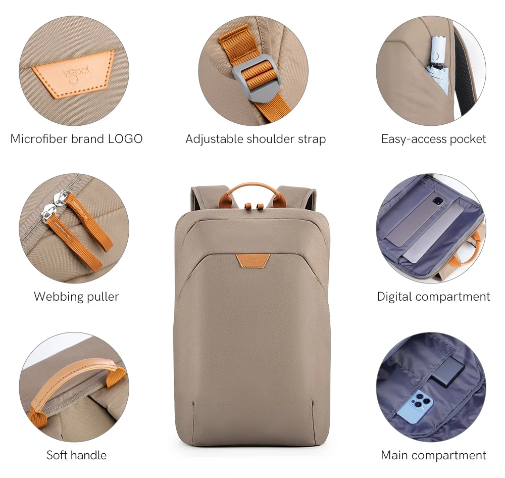 RPET Recycle Plastics into Real Products - Waterproof Laptop Backpack