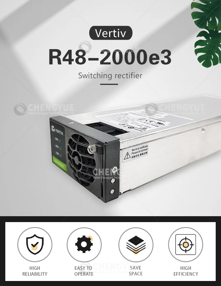 Vertiv R48-2000e3 48v 30a 2000w Single Emerson Telecom Power Module New ...