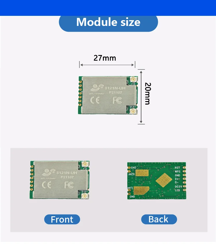 5.8g Ar1021x Mimo 300mbps Usb Wifi Module For Uav Cofdm Transmitter ...