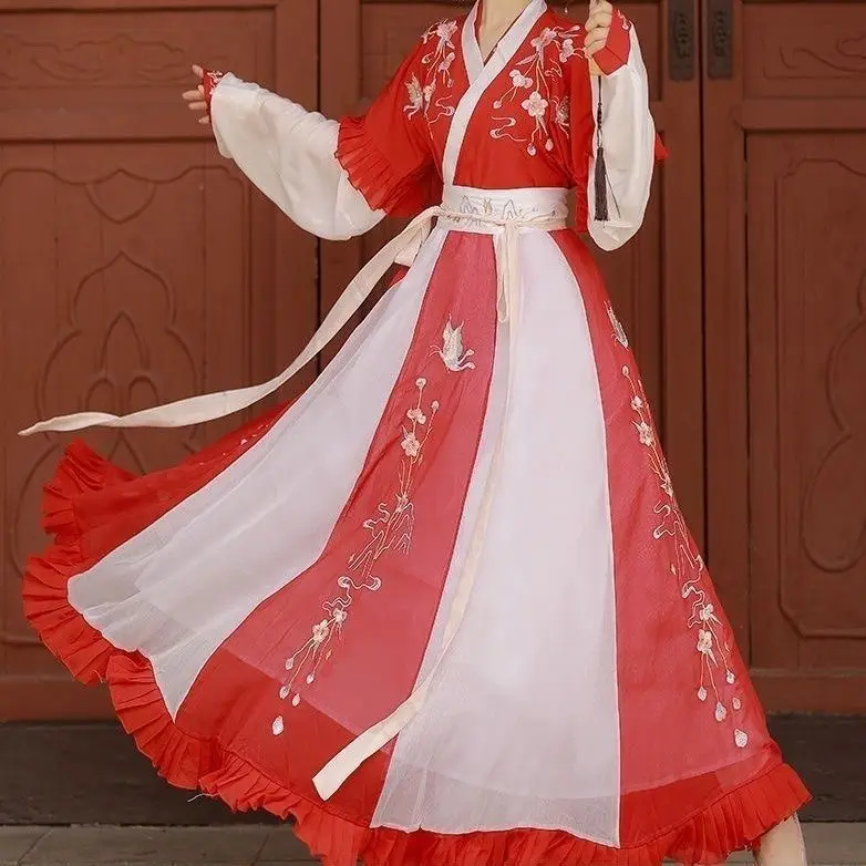 Chinese Dance Costumes Ancient China Hanfu Dresses Traditional ...