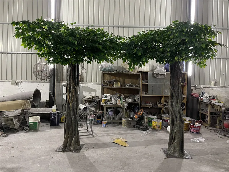 Artificial Big Green Trees - Stylish Outdoor Decor Solutions