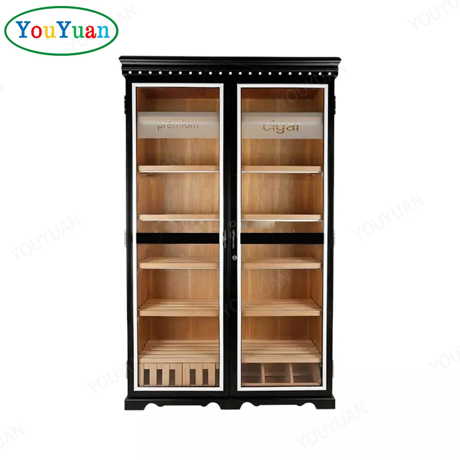 1000 2000 Electric Cigar Humidors Cabinet Spanish Cedar Lounge ...