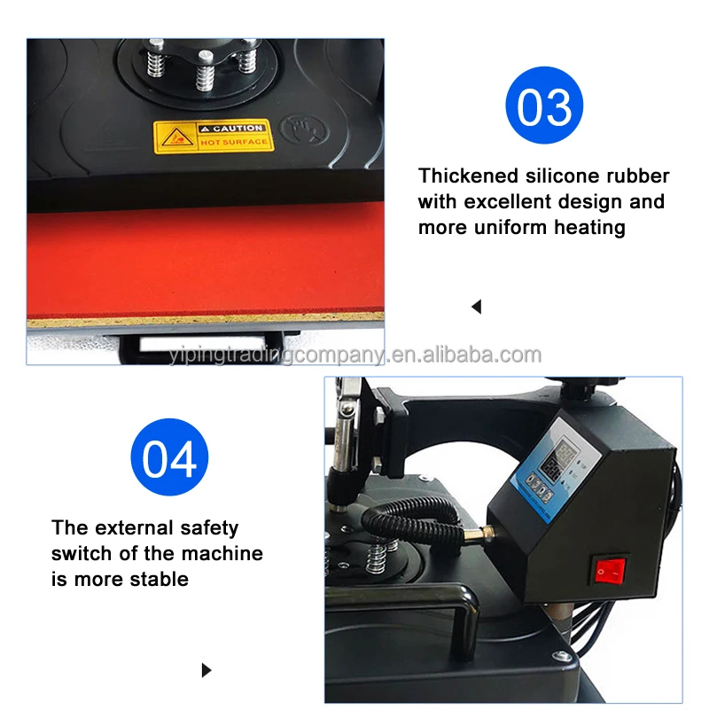 5 in 1 Heat Press Machine - Versatile & Easy to Operate