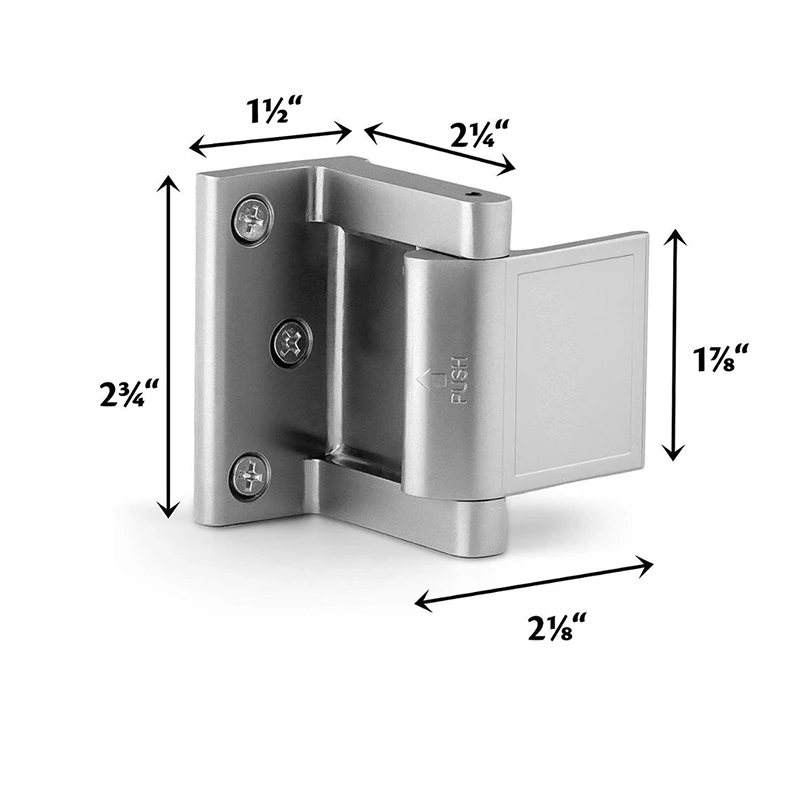 Childrenproof Latch Reinforced Door Latch Home Privacy Contemporary ...