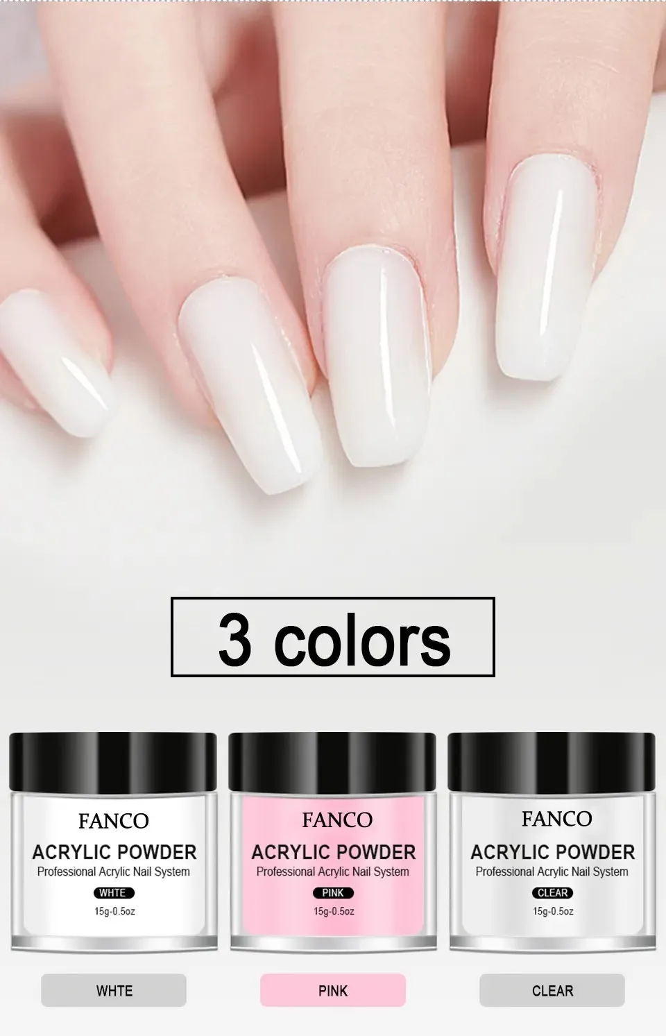 42colors Acrylic Nail Kit Professional Full Set Nail Supplies Powder ...