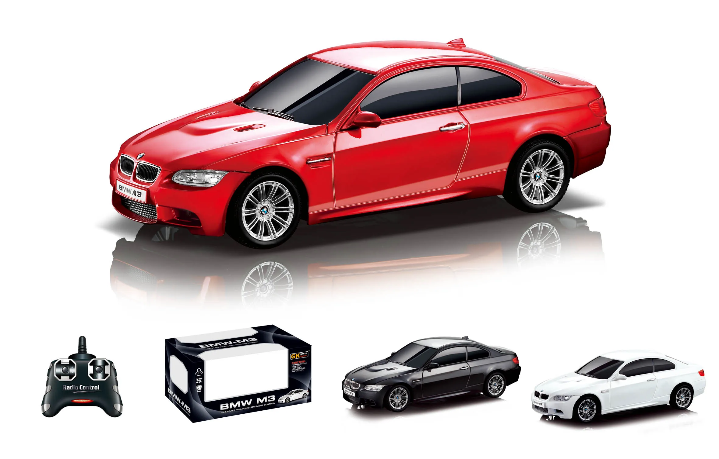 BMW M3 Diecast Toys Model Car 1:24 Scale RC Electric Car