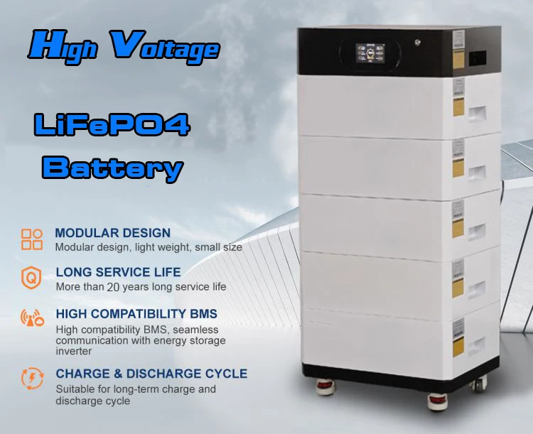 High Voltage Stacked Energy Storage Batteries 512V 25.6kwh 10kwh 384V ...