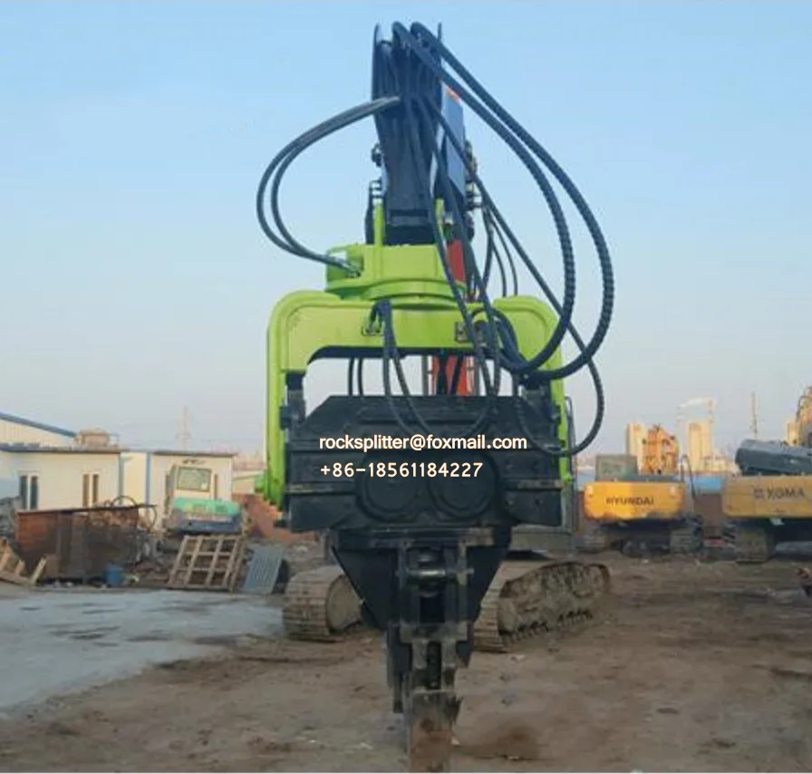 Construction Machinery Excavator Mounted Hydraulic Hammer Vibratory ...