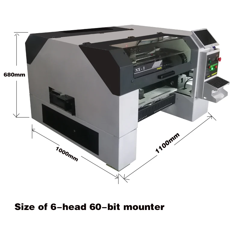 Meixin Smt Machine6/880 Bits Feida Feeder High Speed Vision Smt Led ...