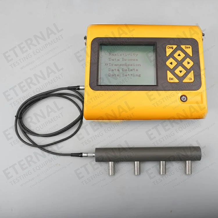 Concrete Resistivity Detector Digital Resistivity 4 Probe Array Meter ...