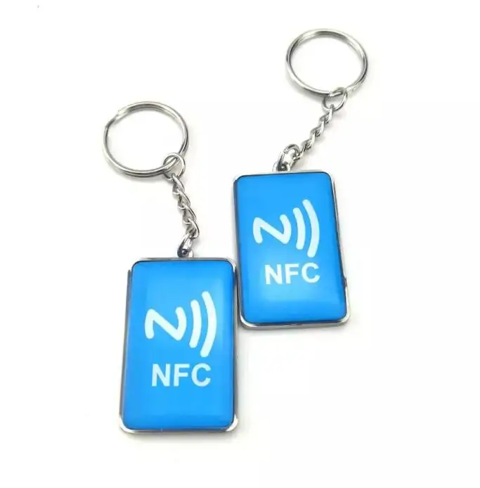Nfc Keyfob Epoxy Tag With Black Rope for Access Control Card Custom ...
