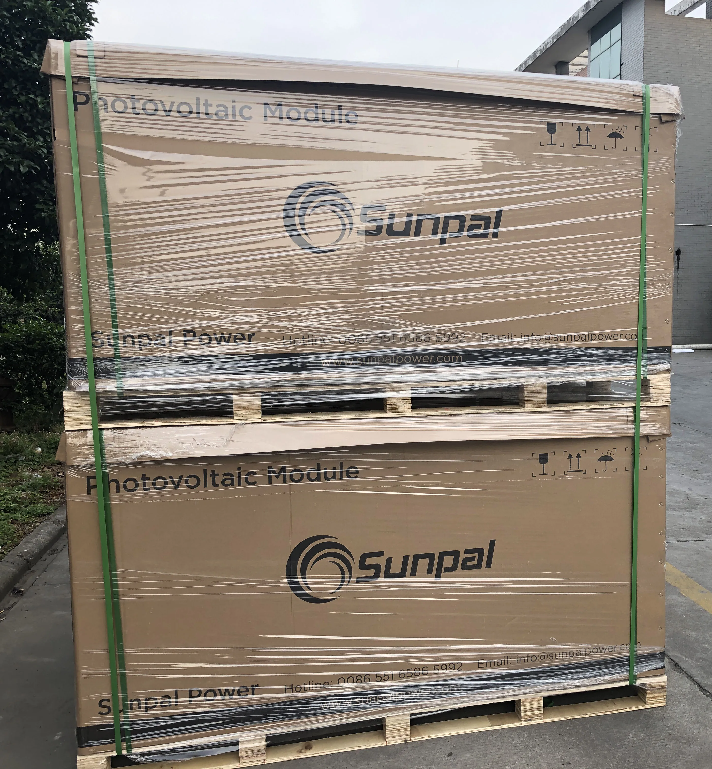 Sunpal Topcon 양방향 182mm 태양 전지 패널 400w 500w 585w 단결정 Pv 모듈 패널 - Buy 585w ...