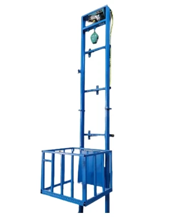 electric lifting mini platform vertical work platform lifts chain hoist ...