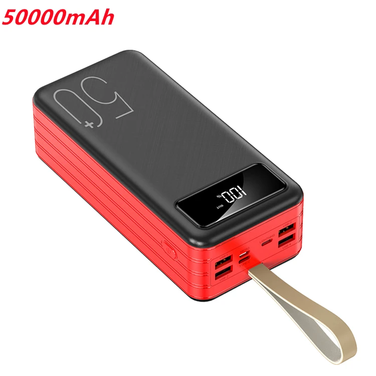 New Product Powerbank 50000mah High Capacity Mobile Phone Charger 60000 ...