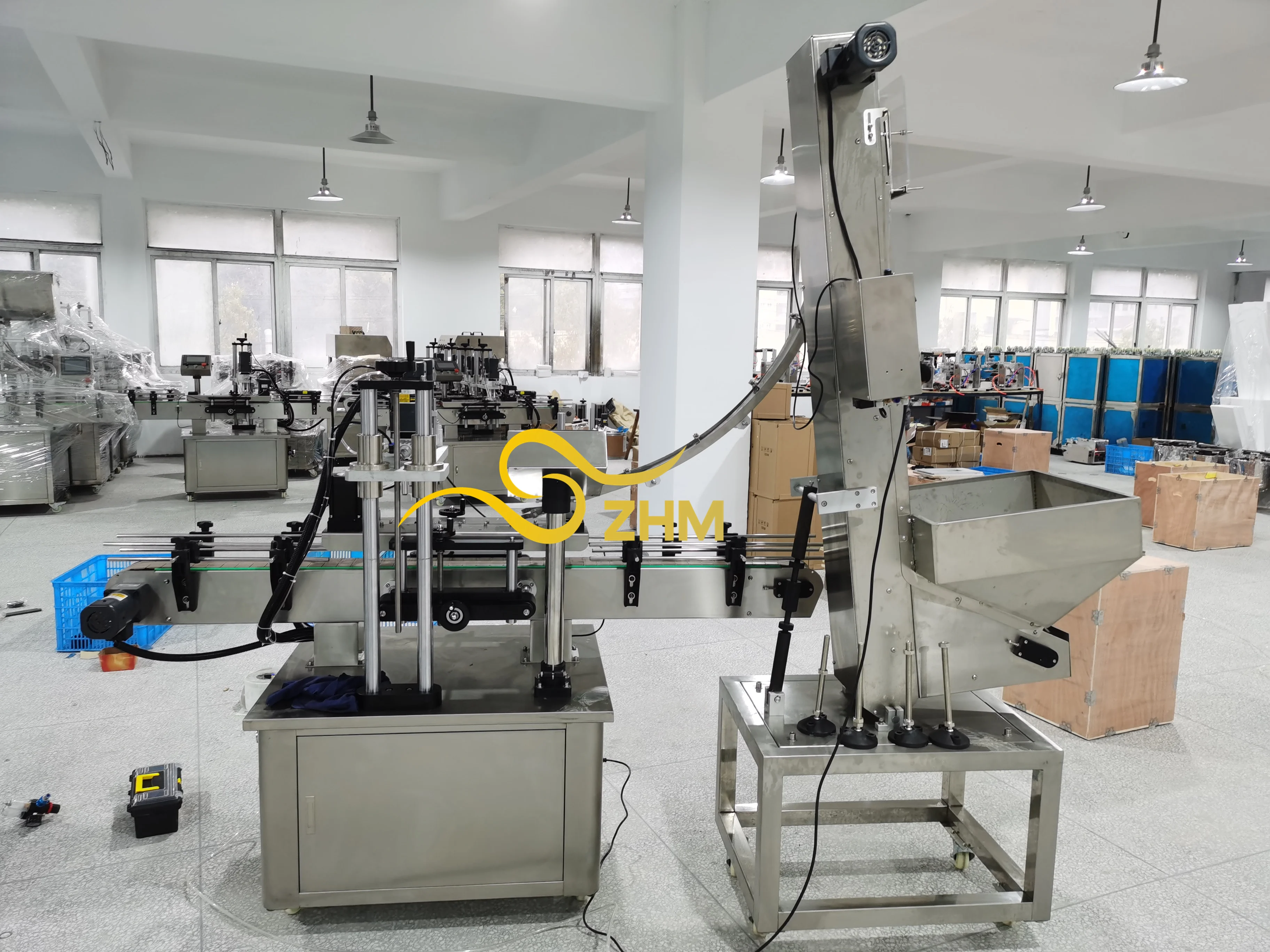 Glass Bottle Automatic Twist Off Capping Machine Bottle Automatic Twist ...