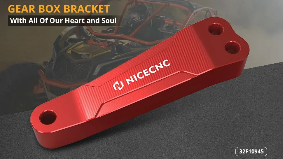 Nicecnc Billet Aluminum Transmission Mount Gear Box Bracket For Can-am ...