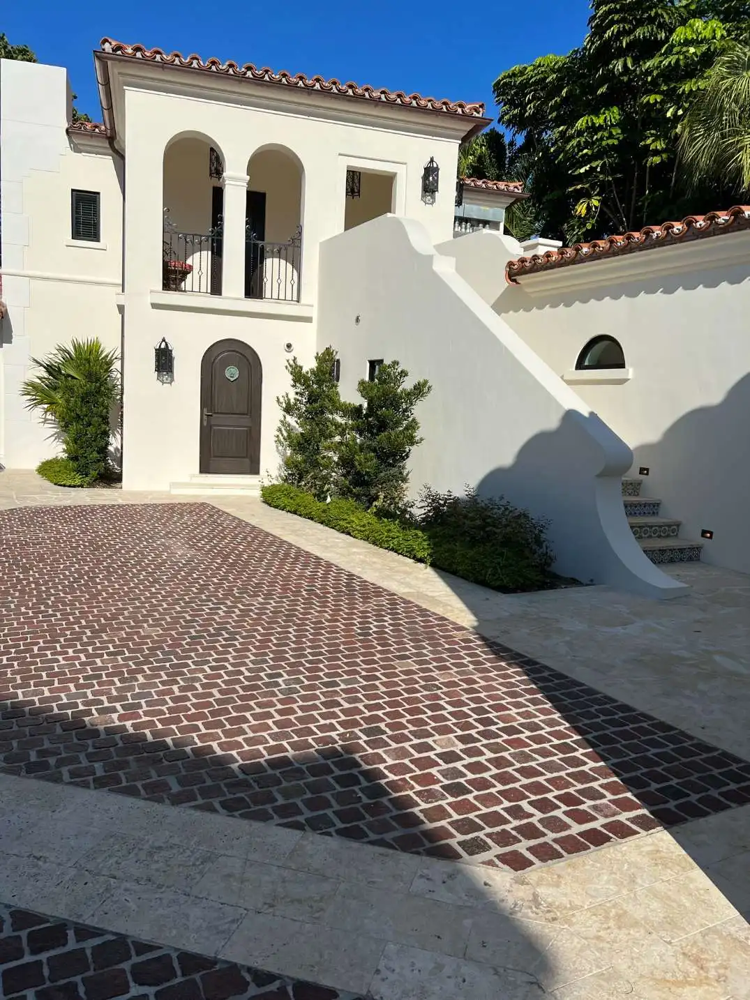 Chinese Natural Red Porphyry Granite Paving Cube Stone Driveway Paver ...