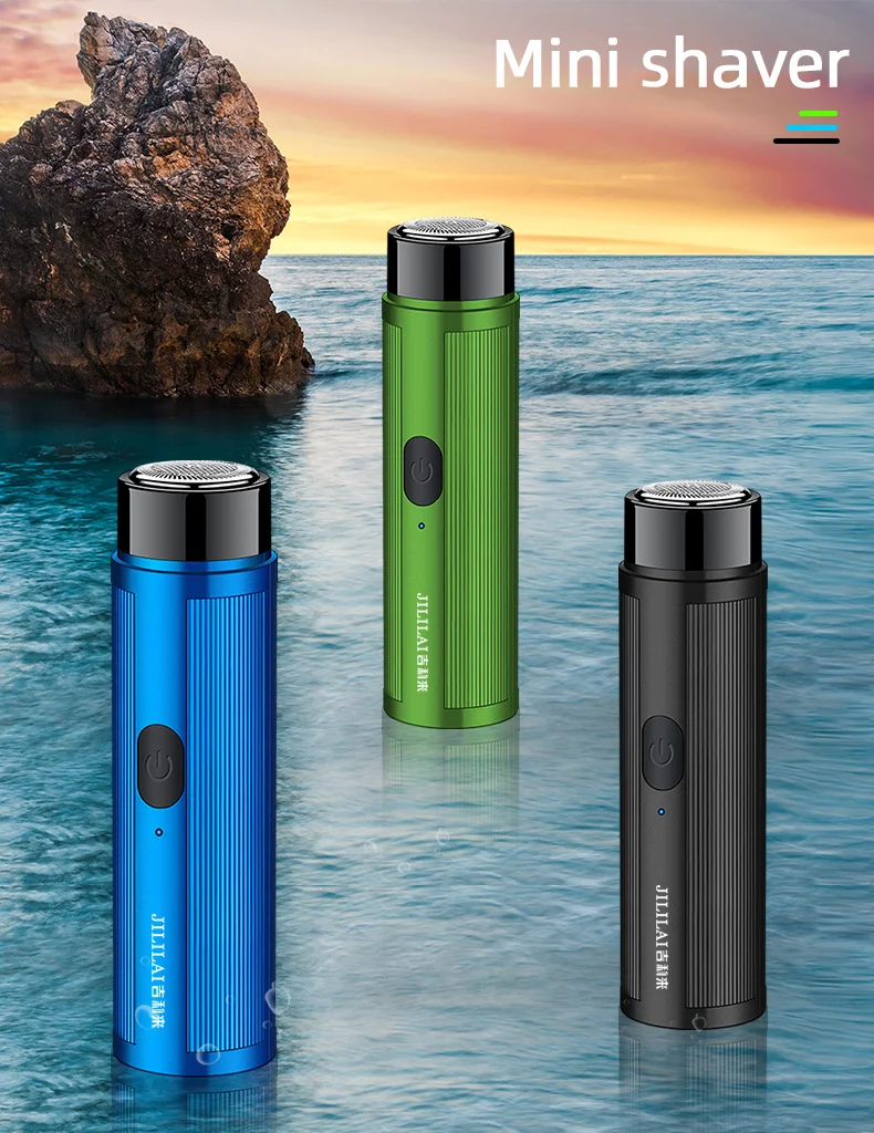 Men's Mini Electric Shaver Automatic Razor Trimmer Portable Beard Knife ...