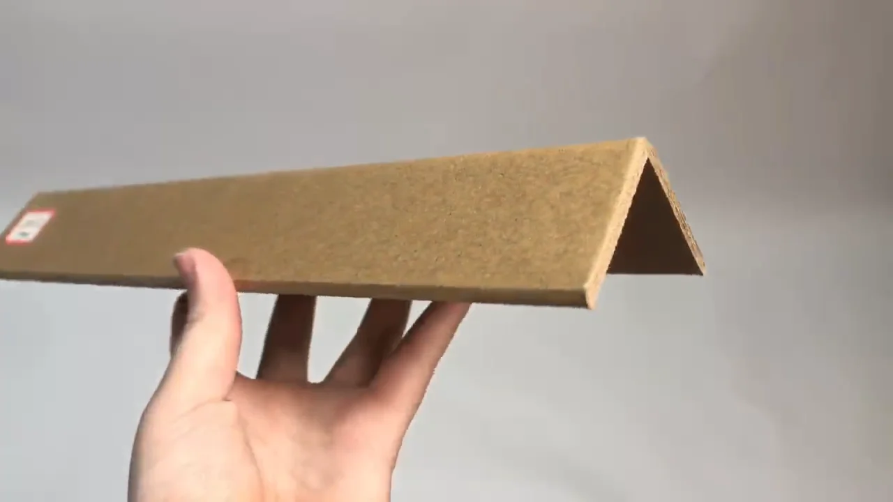 Waterproof L-shape Pallet Carton Paper Angle Protector Corrugated White ...