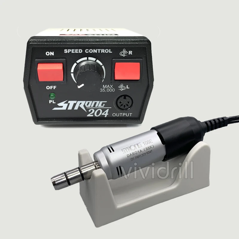 Strong 204 108E Dental Micromotor - 35000 RPM High Speed