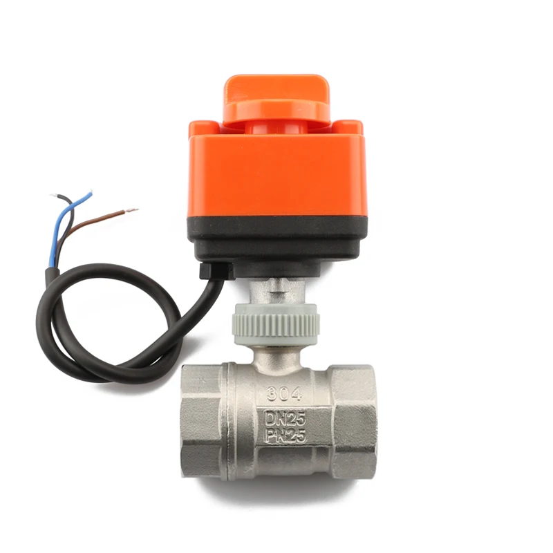 Dn32 3-way Ball Valve With Adjustable Electric Actuator - Buy Dn32 Ball ...