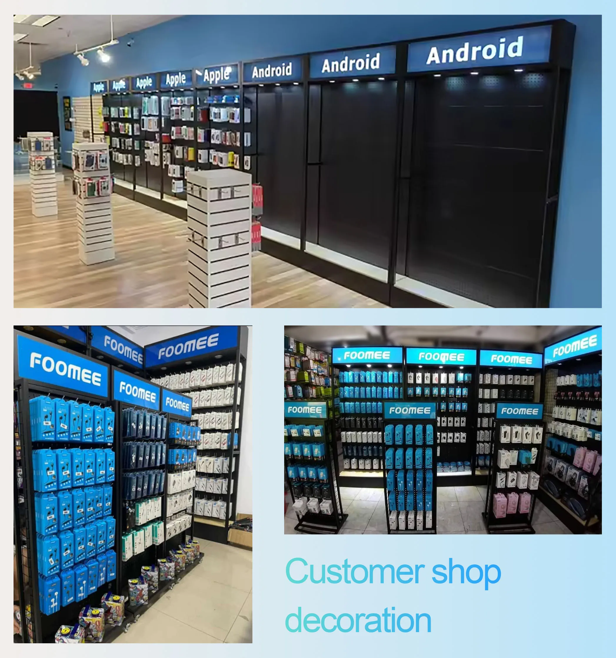 Mingtang Mobile Shop Counter Furniture Design - DIY Display Rack