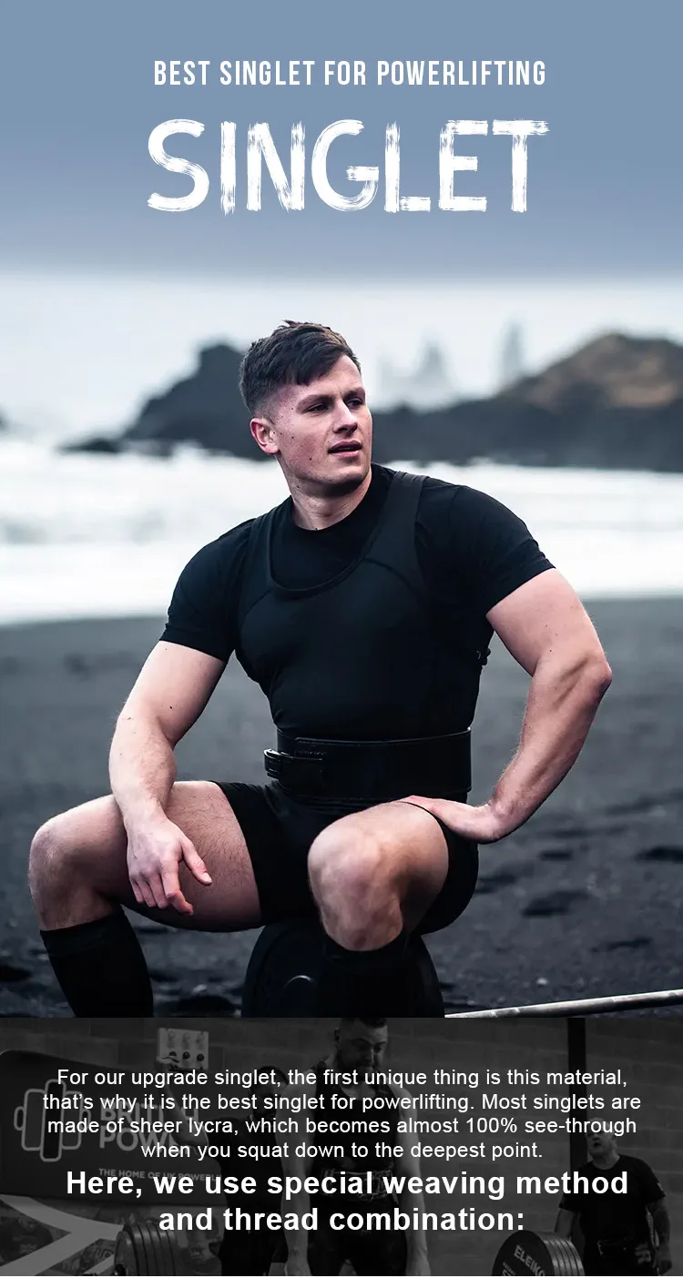 Newly Design High Elastic Powerlifting Singlete One-piece Training ...