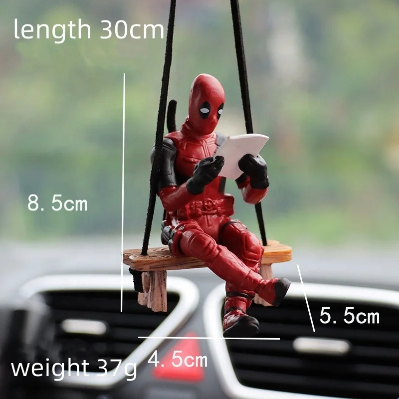 Alibaba.com: Deadpool anime figure car ornament with swing pendant ...