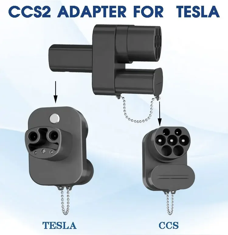 150a 200a Ccs2 To Tesla Adapter Ev Adapter Connector 500~1000 V Dc Car ...