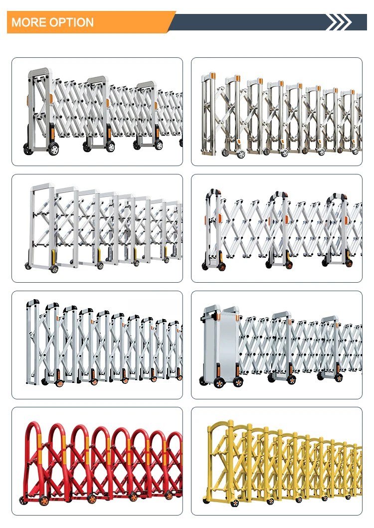 HNT Factory Supply Crowd Control Barrier Expandable Manual Barrier Gate