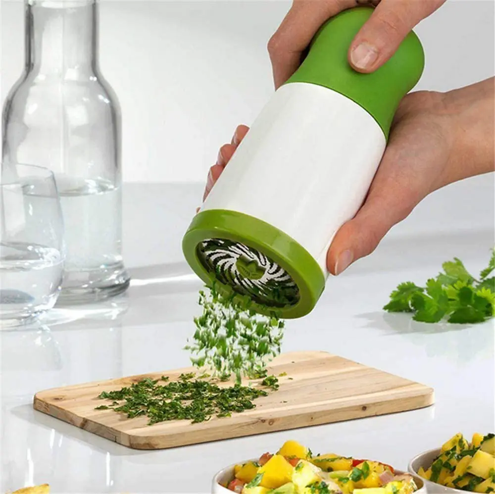 Stainless Steel Herb Grinder Parsley Shredder Chopper Durable Vegetable ...