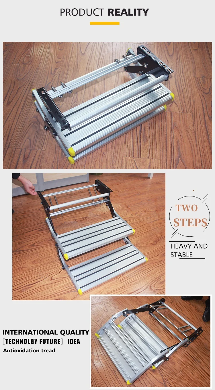 Manual Aluminium Alloy Folding Double Step Stread 2021 Hotsale - Buy ...