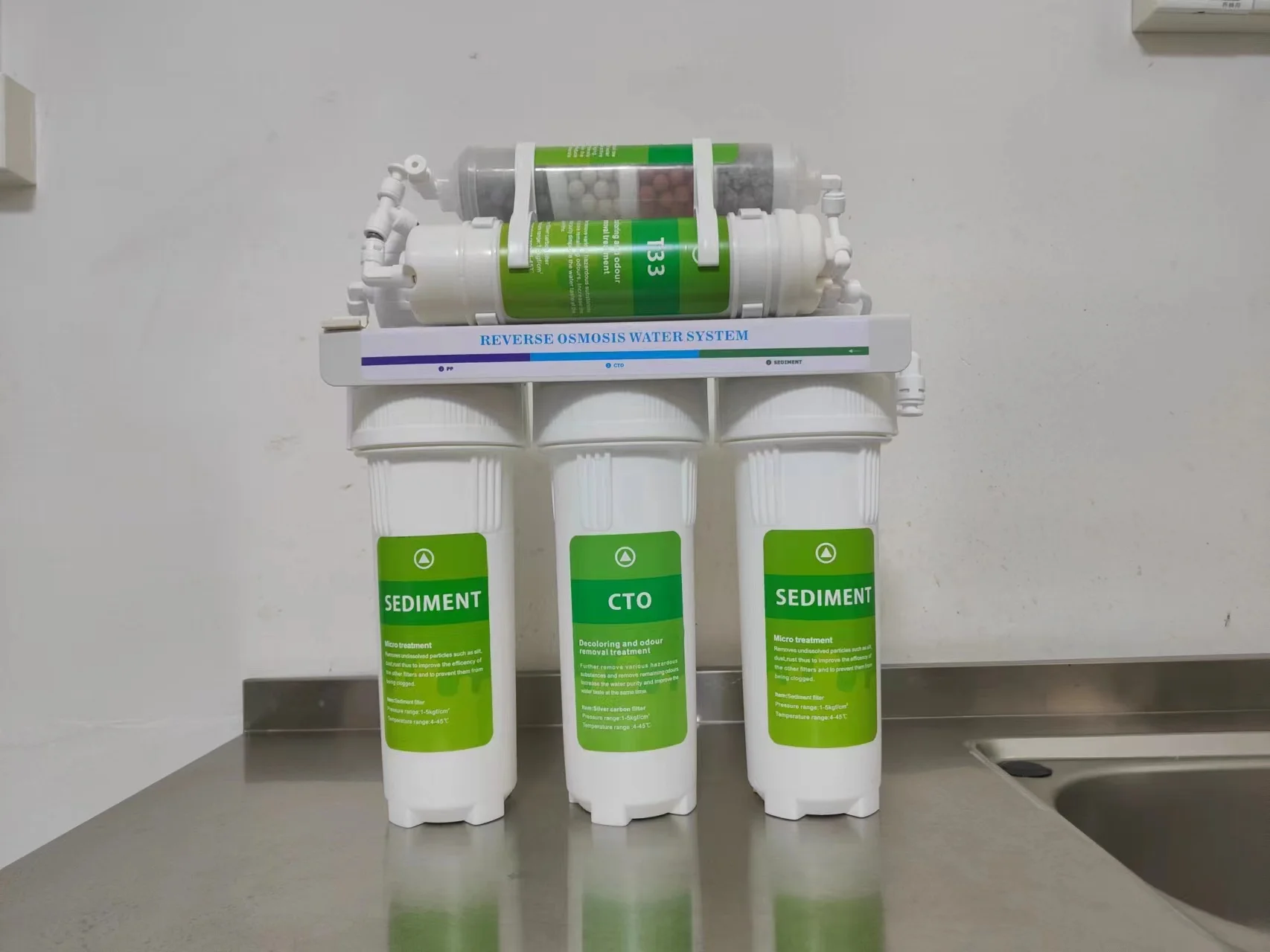 100g Di Nine Stage Reverse Osmosis Deionization Unit Reverse Osmosis ...