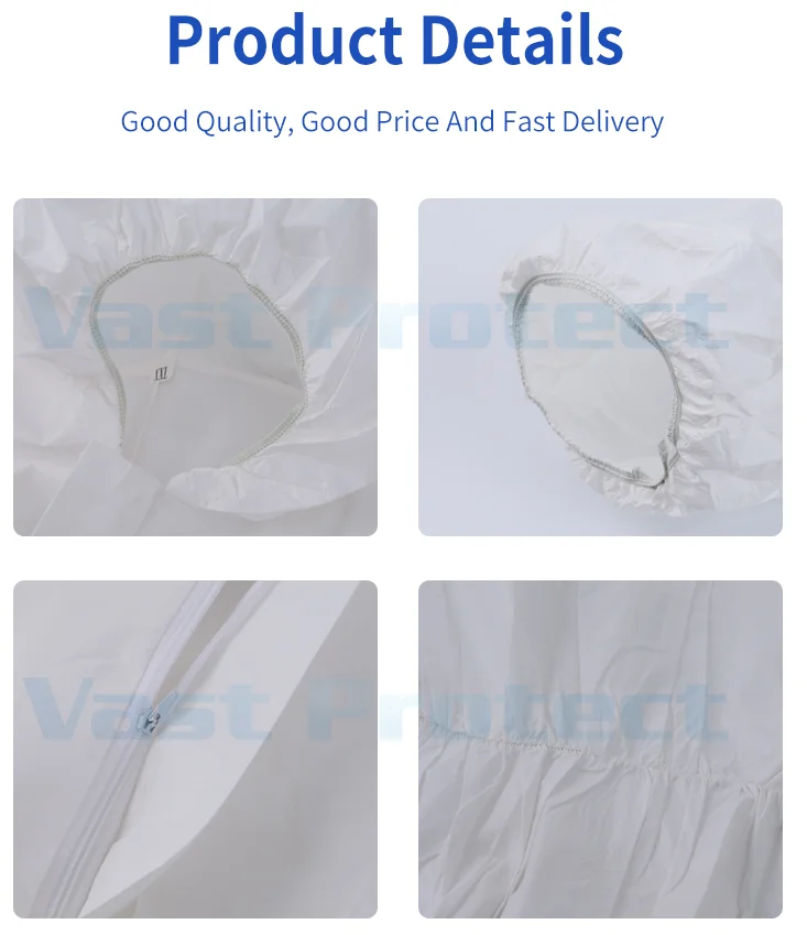 Vastprotect CE Cat3type56 Coveralls - Anti-Static & Waterproof