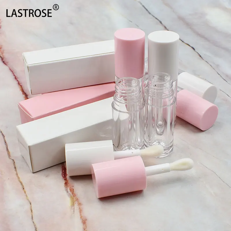 6ml Lip Gloss Tubes with Stopper - Transparent & Cute