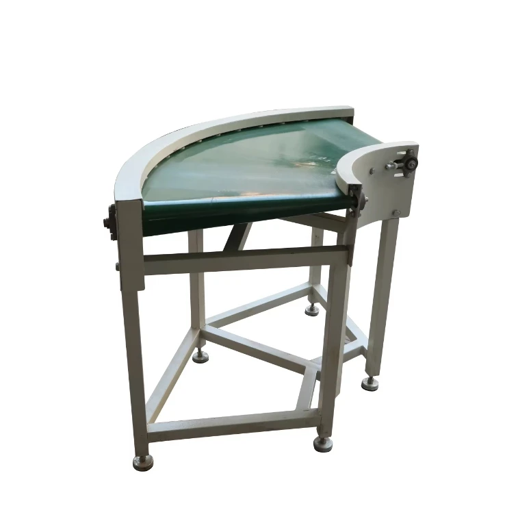 90 Degree Curve Belt Conveyor Turning Belt Conveyor Curved Loading Belt ...