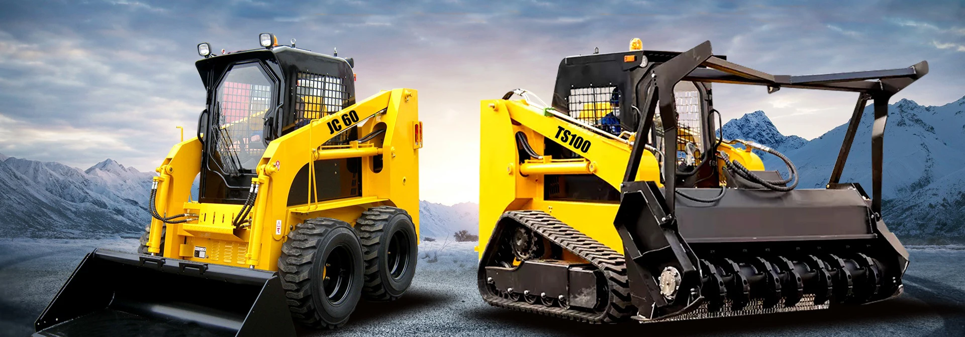 Chinese Factory Compact Utility Loaders Compact Track Loaders Skid ...