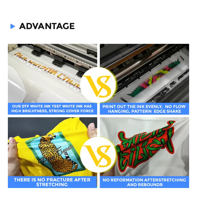 1000ml Pigment Ink DTF Ink White for Dtf Ink for Epson 7880 for DTF T-shirt Printing Machine ...