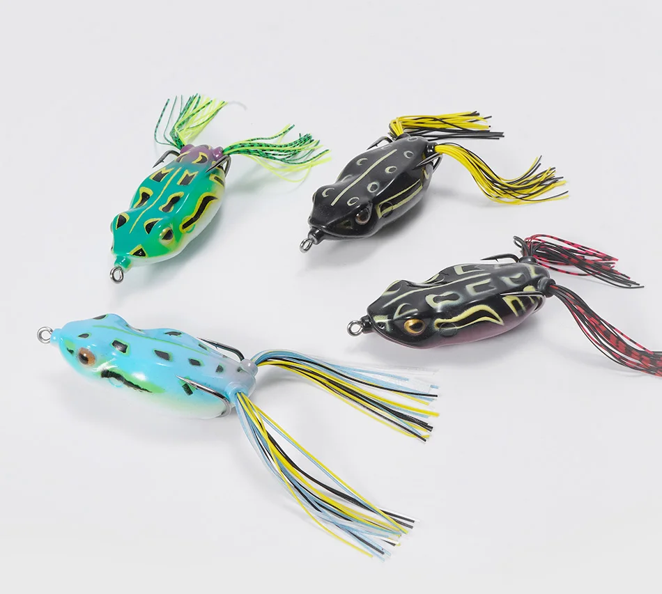 Noeby Topwater Silicone Soft Rubber Walking Frog Lure