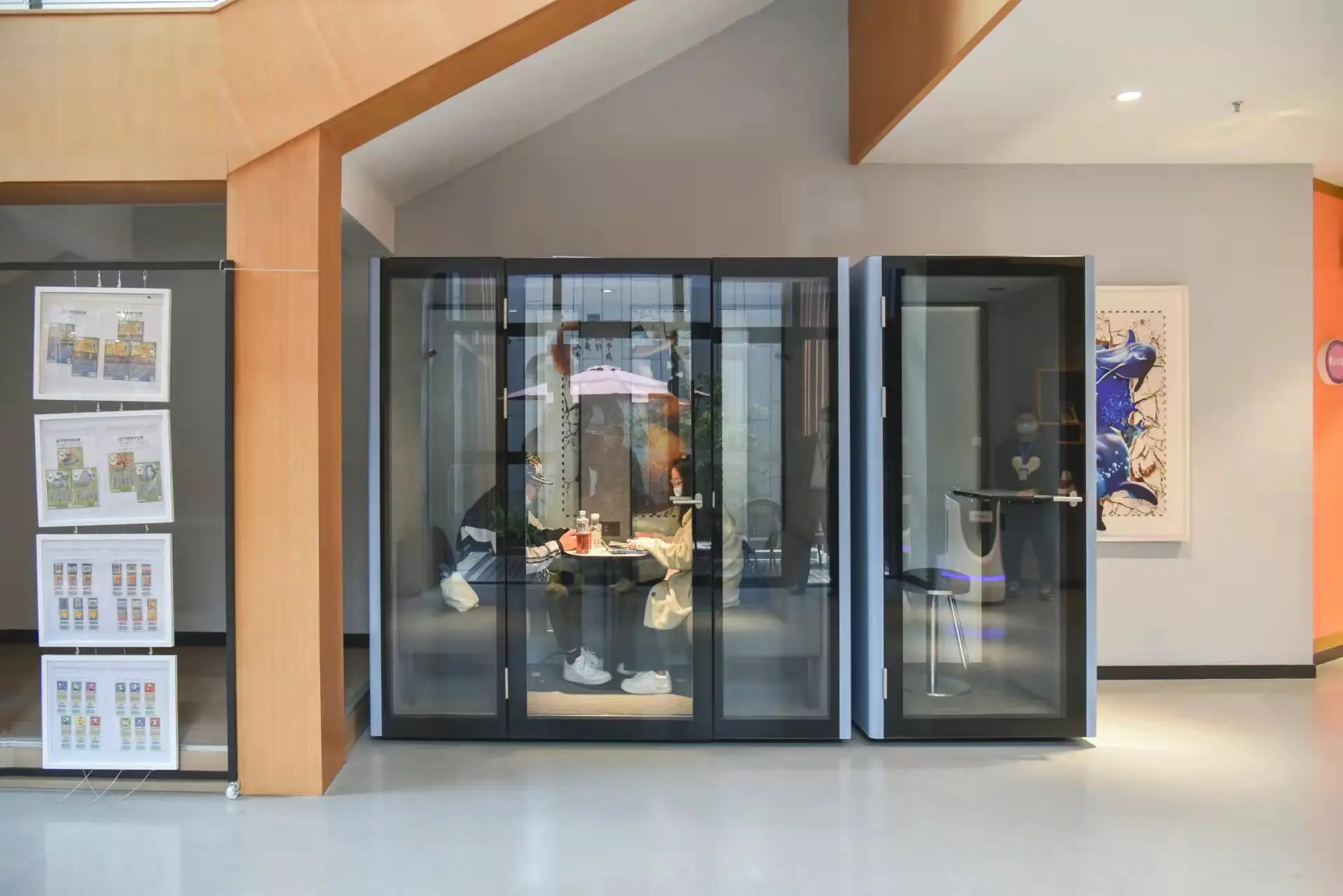 Portable Vocal Booth Studio Office Pods Work Sound Proof Booth Meeting ...