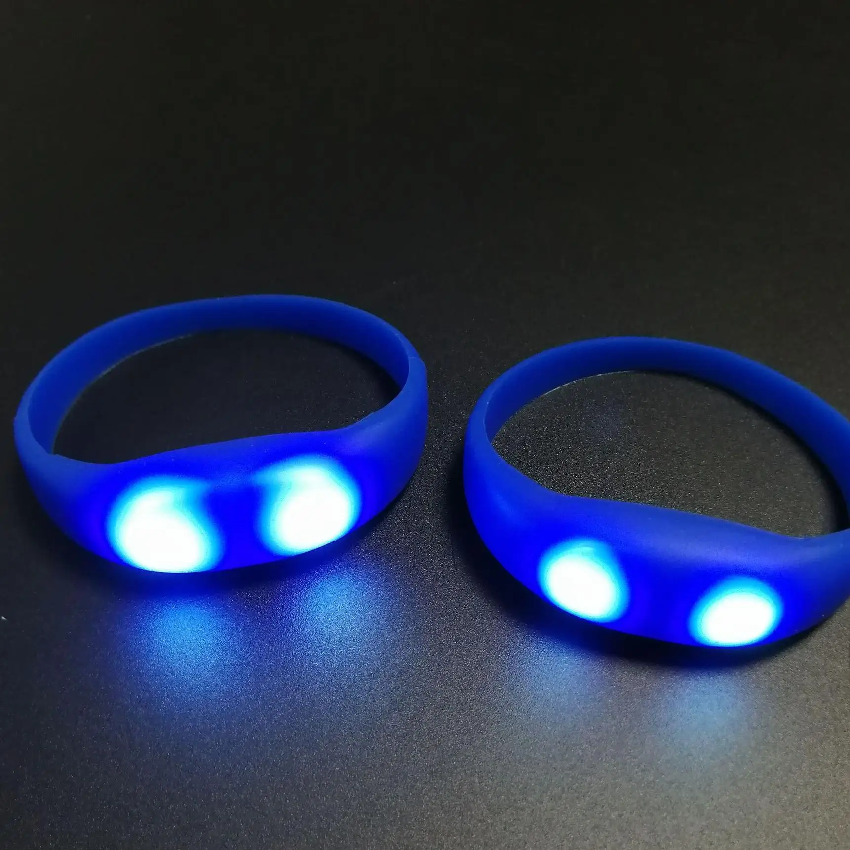 Sound Activated Flashing Led Wristband For Events Rave Party Silicone ...