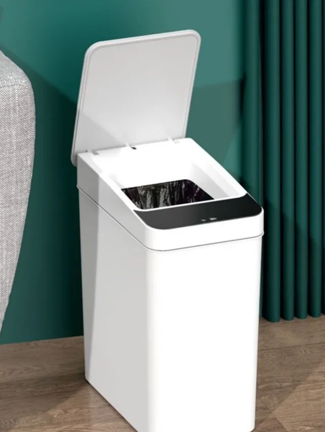 12l Smart Sensor Trash Can Home Intelligent Waste Bin Waterproof ...