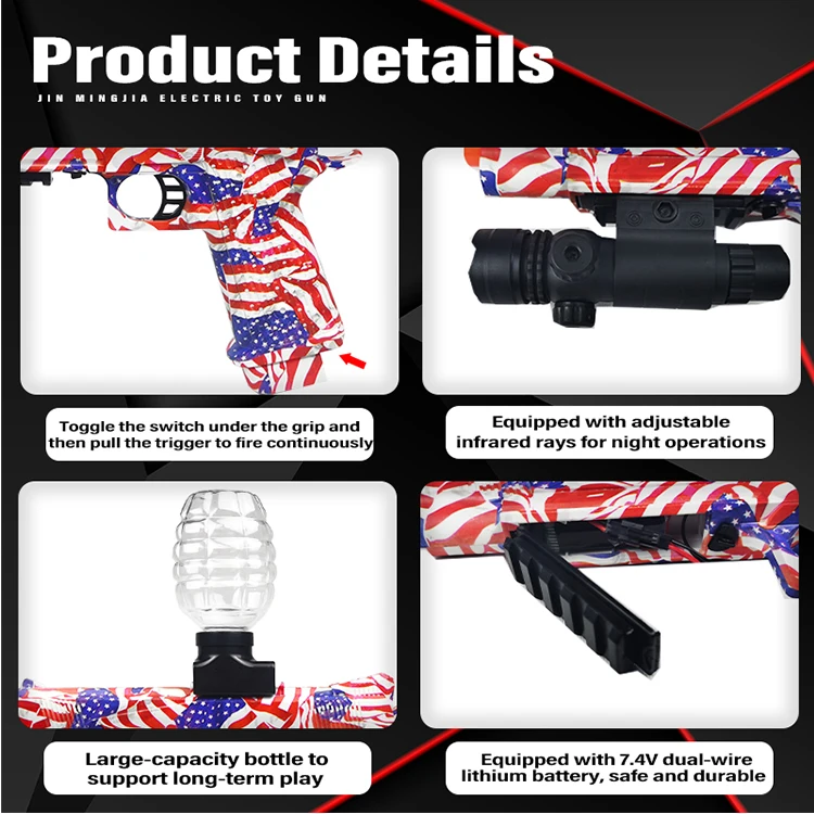 M1911 Electric Taser Gun Pistola De Juguete Pistola De Gel Gun Toy ...