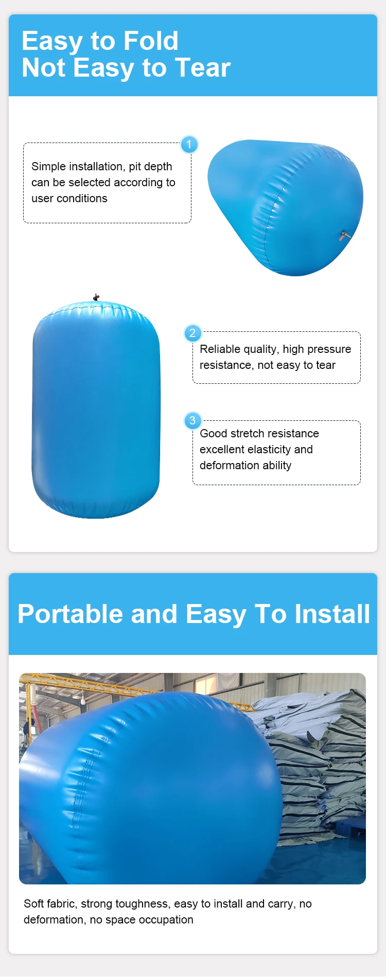 Customized Cheap Biogas Bag For Biogas Production Digester Tank Biogas ...