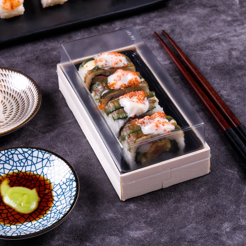 Wholesale Disposable Wooden Sushi Boxes - Perfect for Takeaway