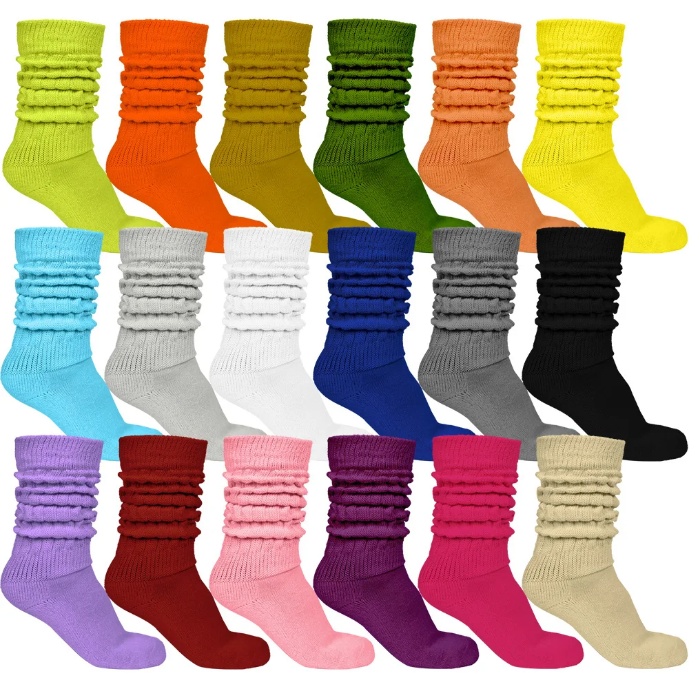 Thick Slouch Socks for Women - Extra Long and Heavy